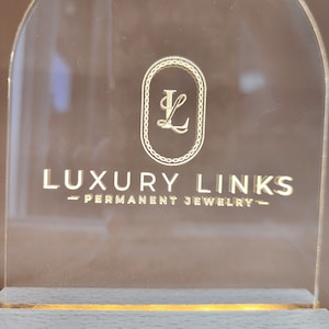 Glowing Sign for Business Name Display Business Table Top Sign Custom ...