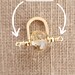Labradorite Luster Permanent Jewelry Connector Charm Unique 14K Gold ...