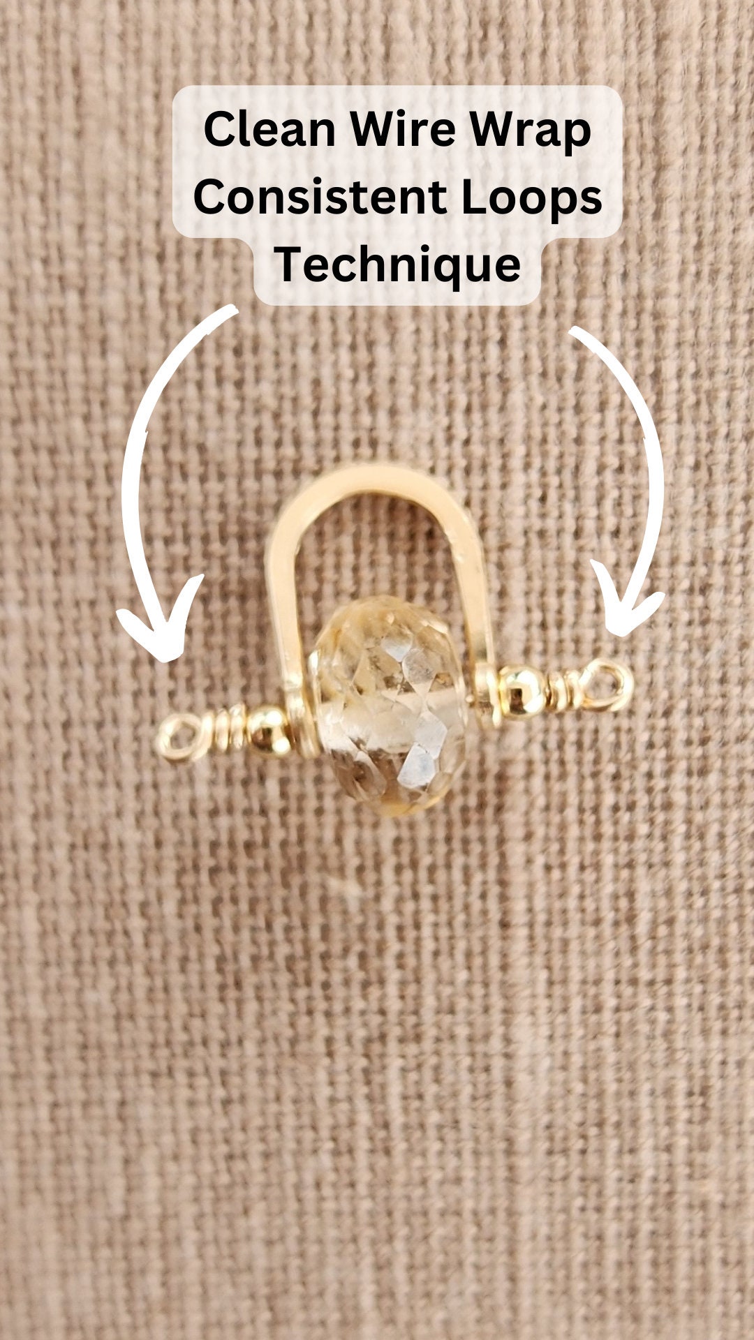 Labradorite Luster Permanent Jewelry Connector Charm Unique 14K Gold ...