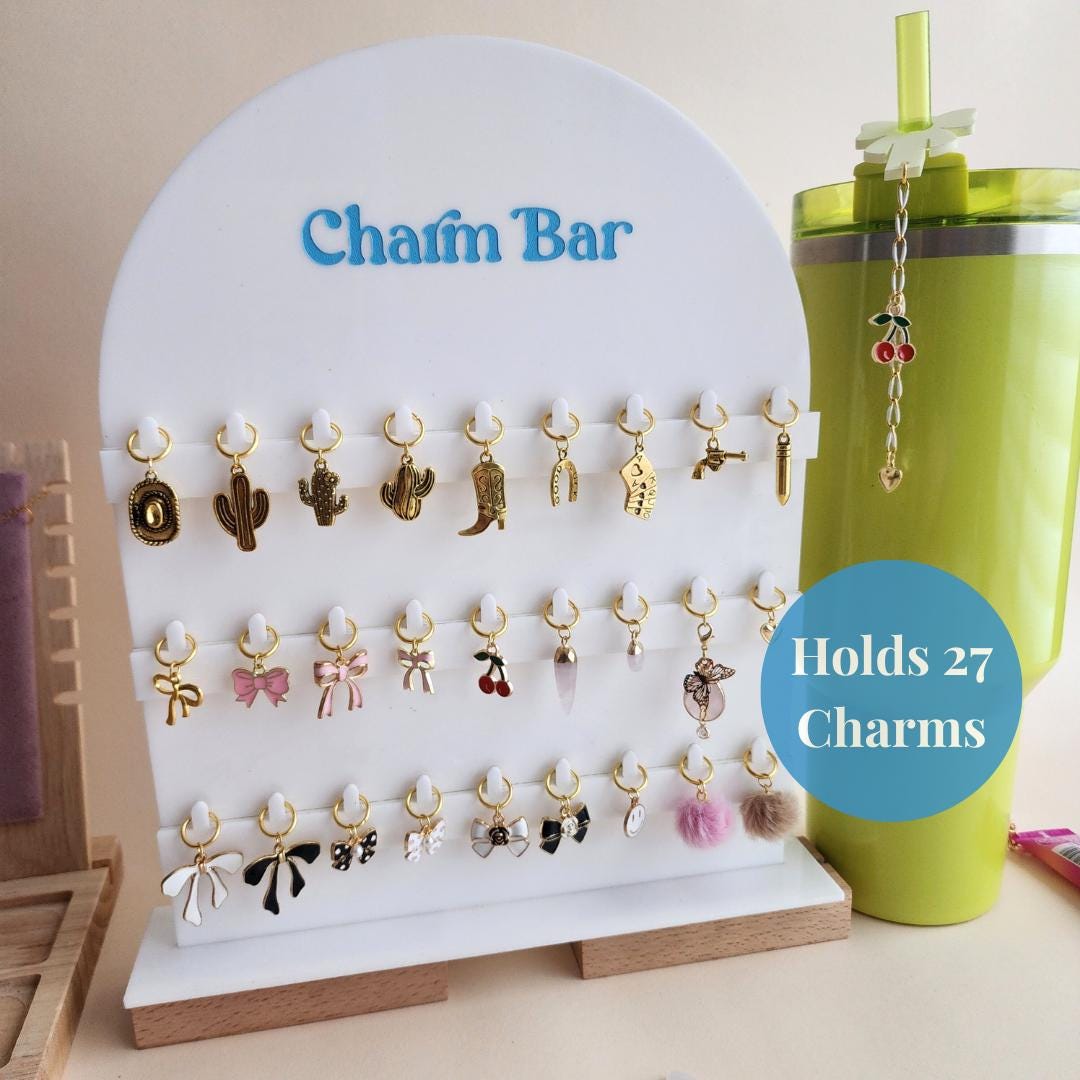 Charm Bar Display Stand for Permanent Jewelry Business Charm Bar ...