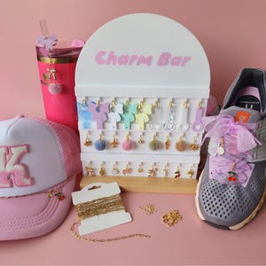 Charm Bar Display Stand for Permanent Jewelry Business Charm Bar ...