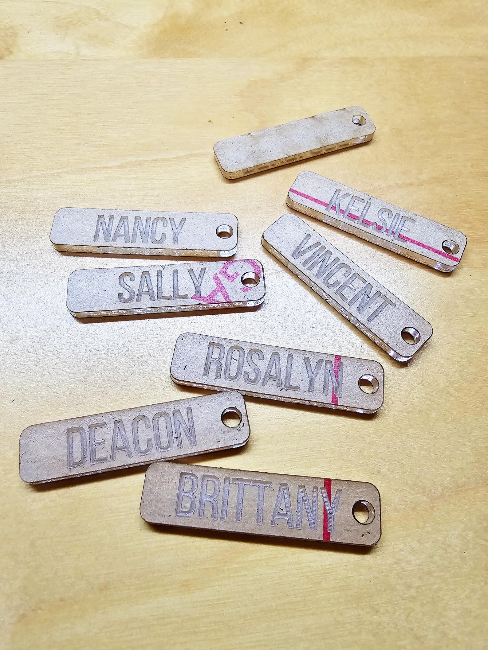 Permanent Jewelry Name Tag Acrylic Chain Label Custom Permanent Jewelry ...