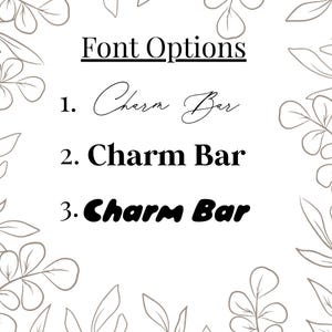 Charm Bar Display Stand for Permanent Jewelry Business Charm Bar ...