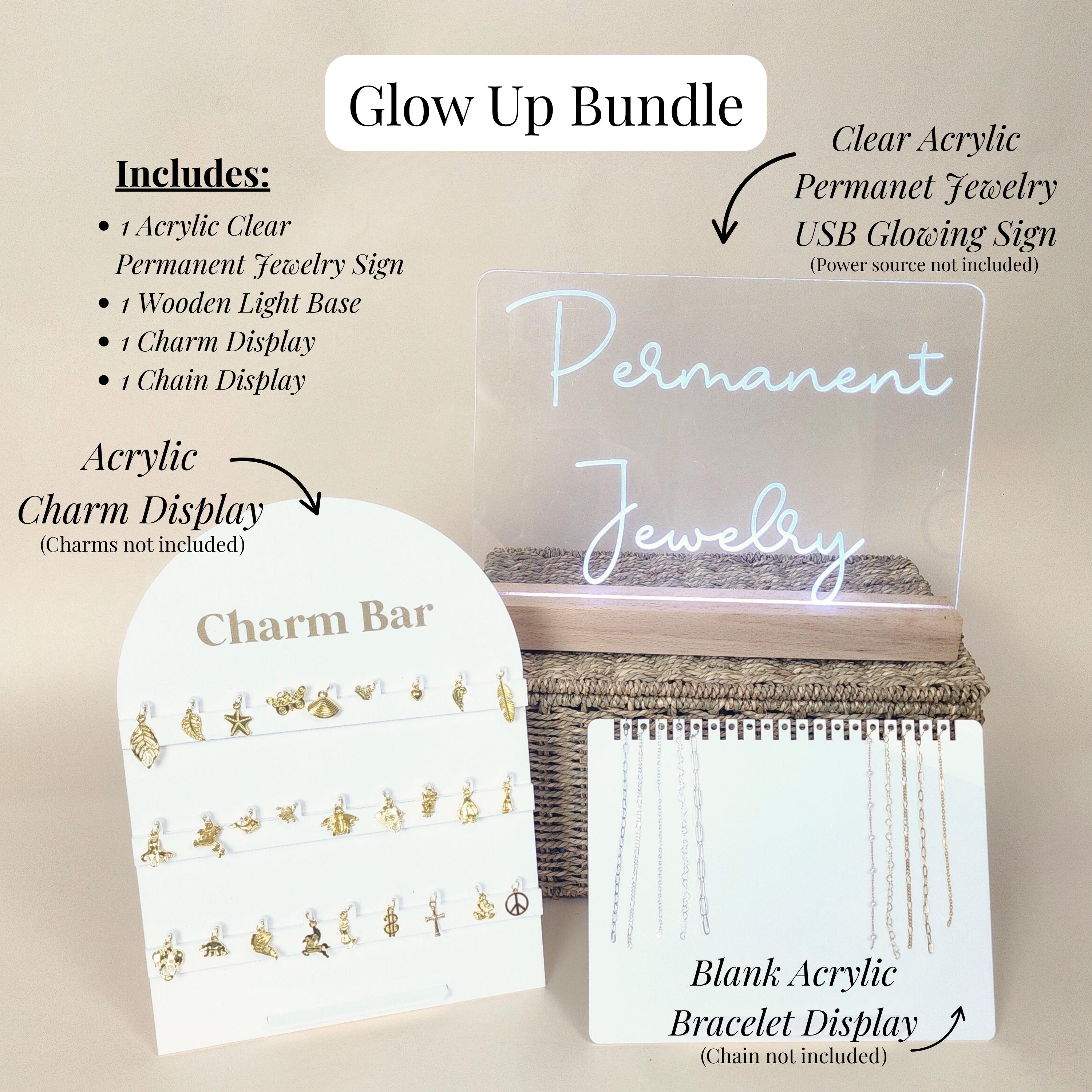 Charm Bar Display Stand for Permanent Jewelry Business Charm Bar ...