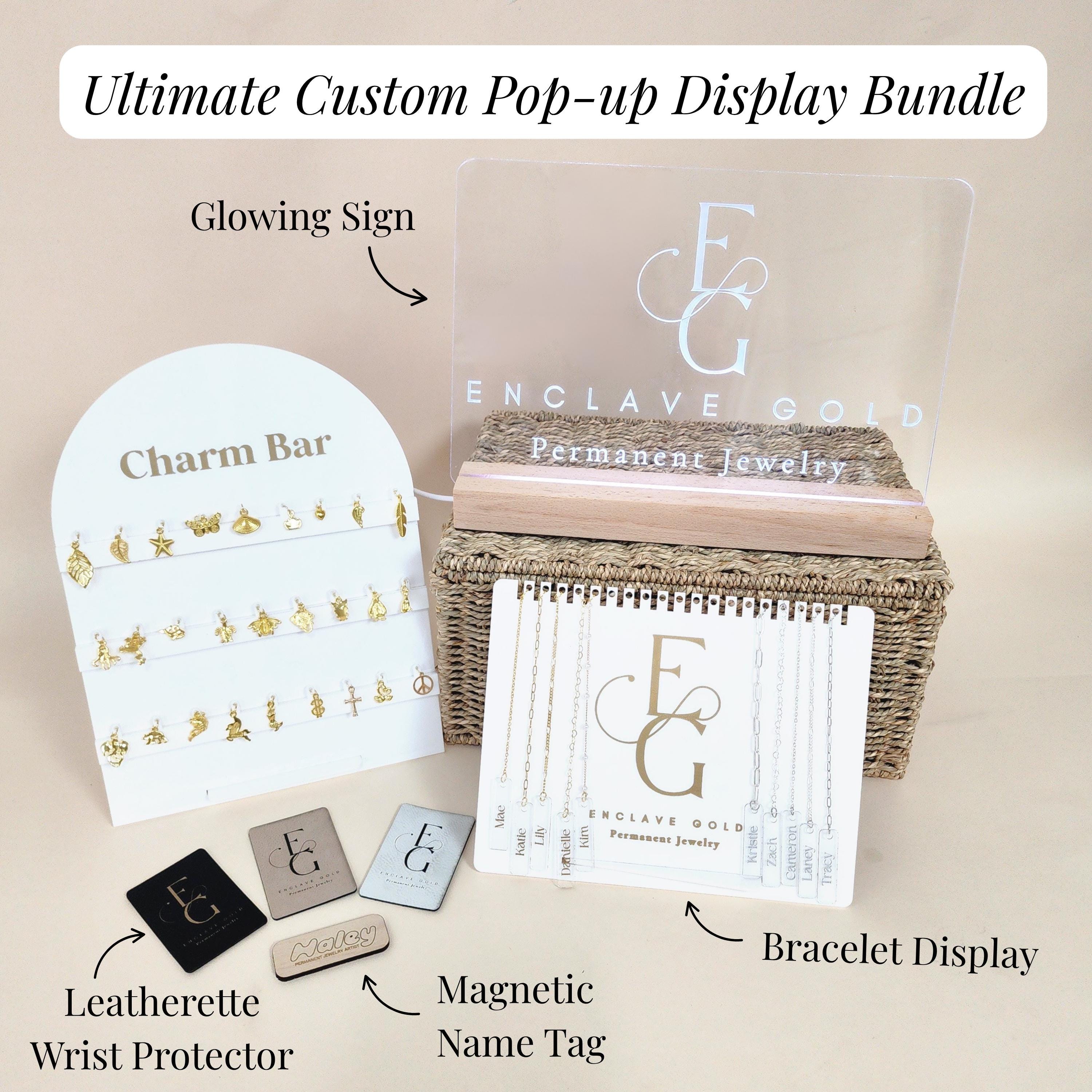 Charm Bar Display Stand for Permanent Jewelry Business Charm Bar ...