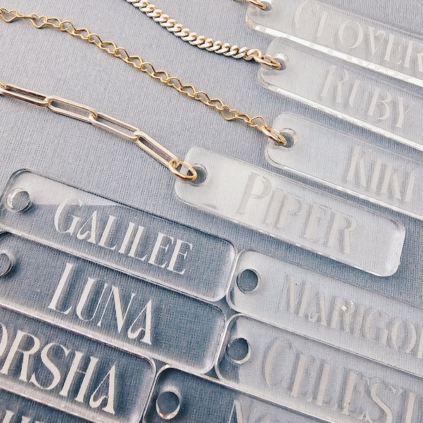 Acrylic Jewelry - Etsy