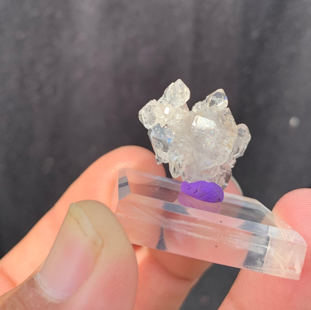 Natural Beautiful Diamond Quartz Cluster Specimen, Small Diamond Quartz ...