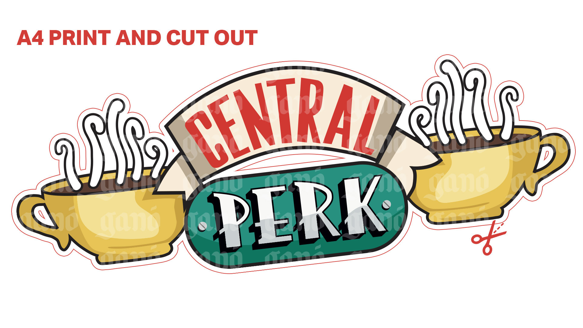 Central Perk Sign - Digital Download - Etsy