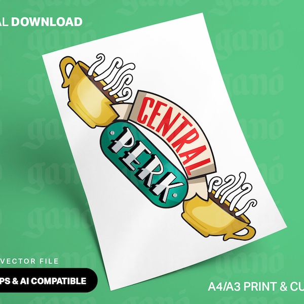 Central Perk Svg - Etsy