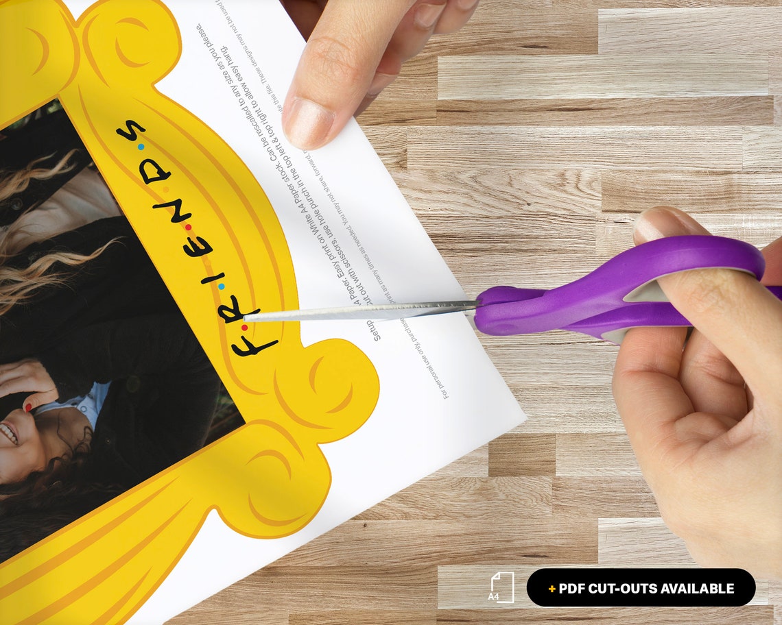 Friends Photo Frame Print Out - Etsy