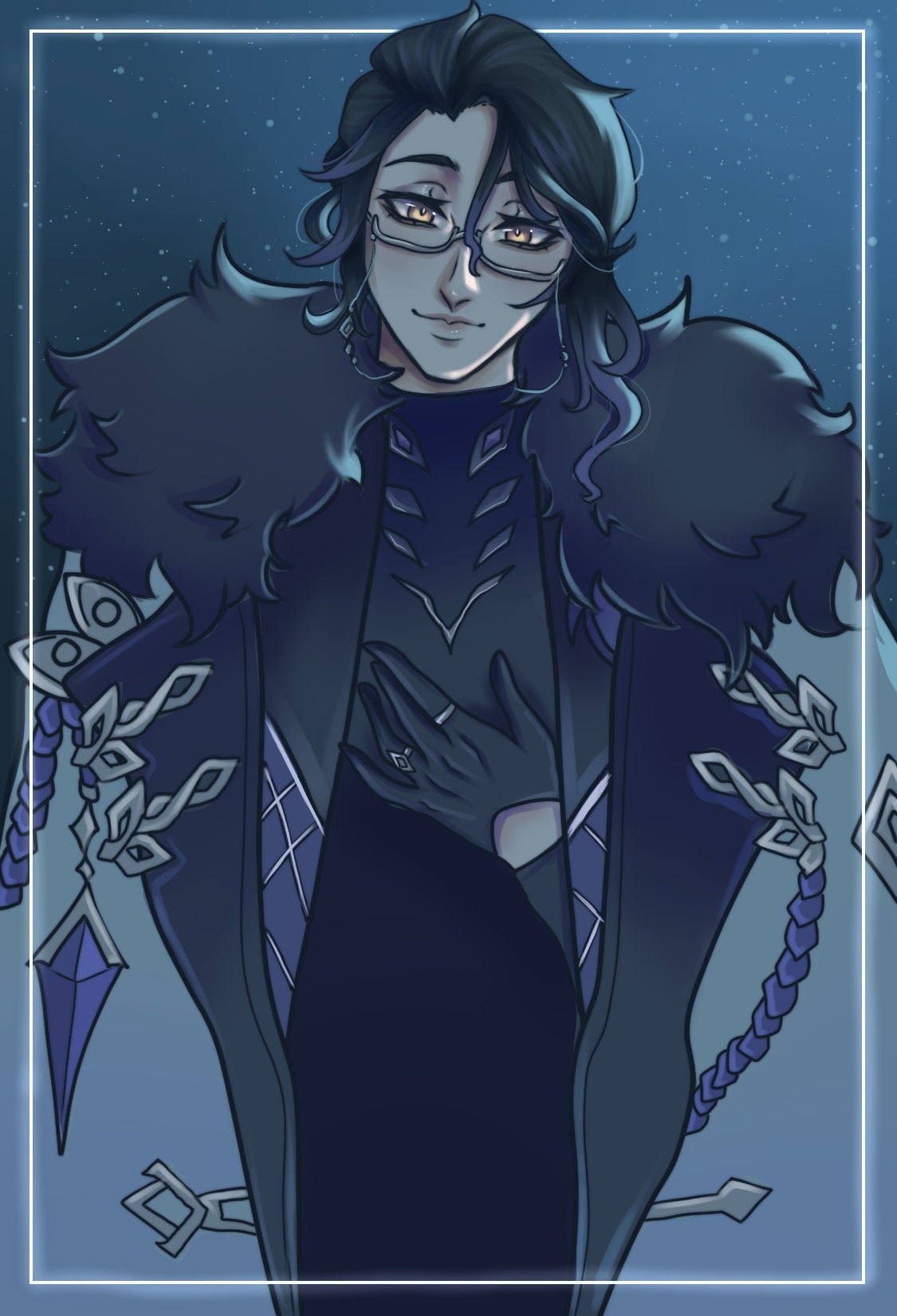 Pantalone / the Regrator Genshin Impact Fatui Harbinger Art - Etsy