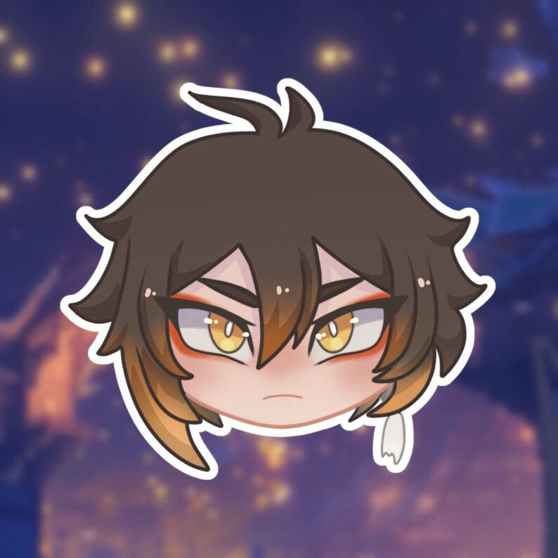 Genshin Impact Liyue Lantern Rite Sticker Set Ganyu Xiao Hu - Etsy