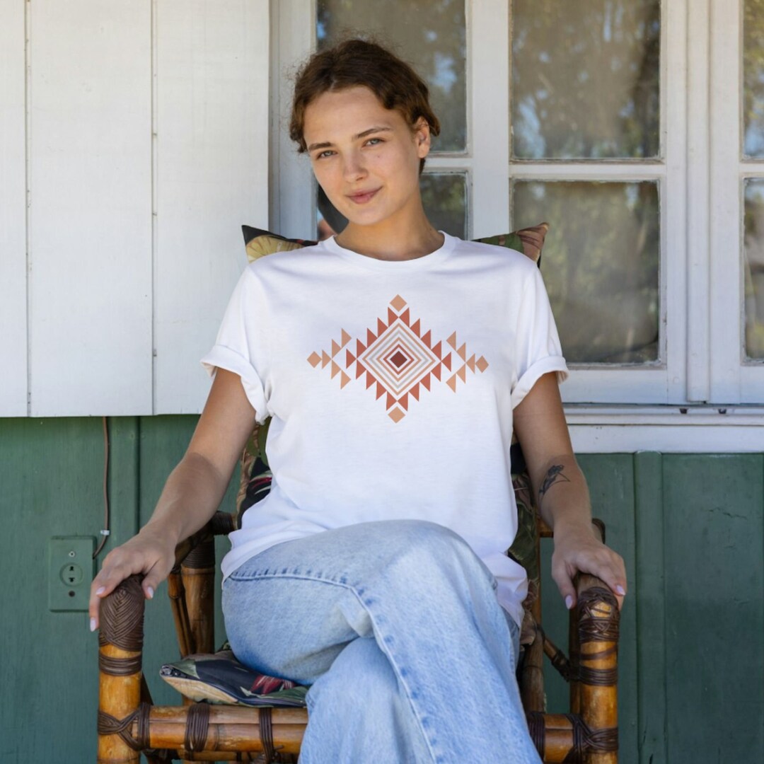Native American Indigenous Inspired T-shirt Design, Native American ...