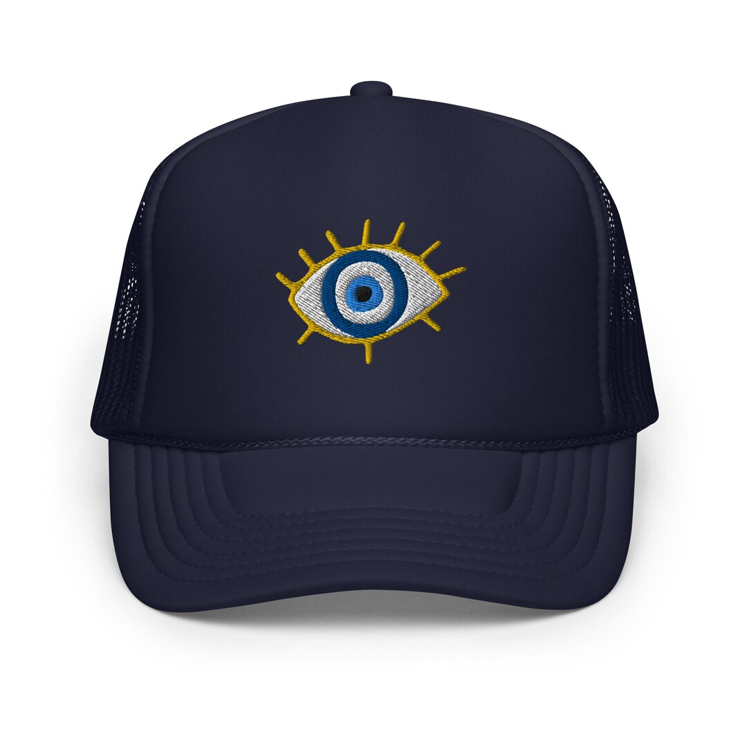 Evil Eye Spiritual Hat Evil Eye Foam Hat Trucker Cap for Women ...