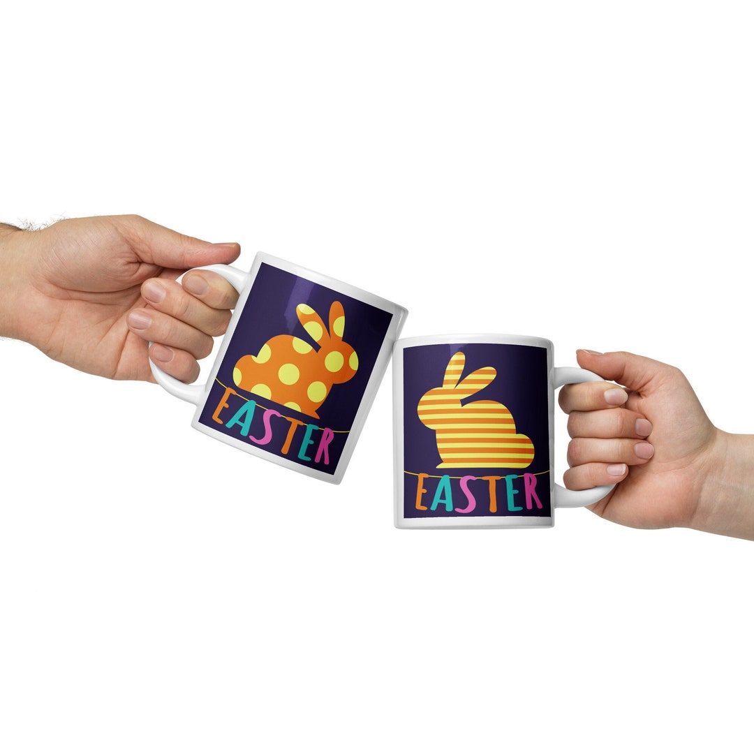 Easter Mug Easter Bunny Coffee Cup 11/15/20 Oz Easter Lover Mug Gift ...