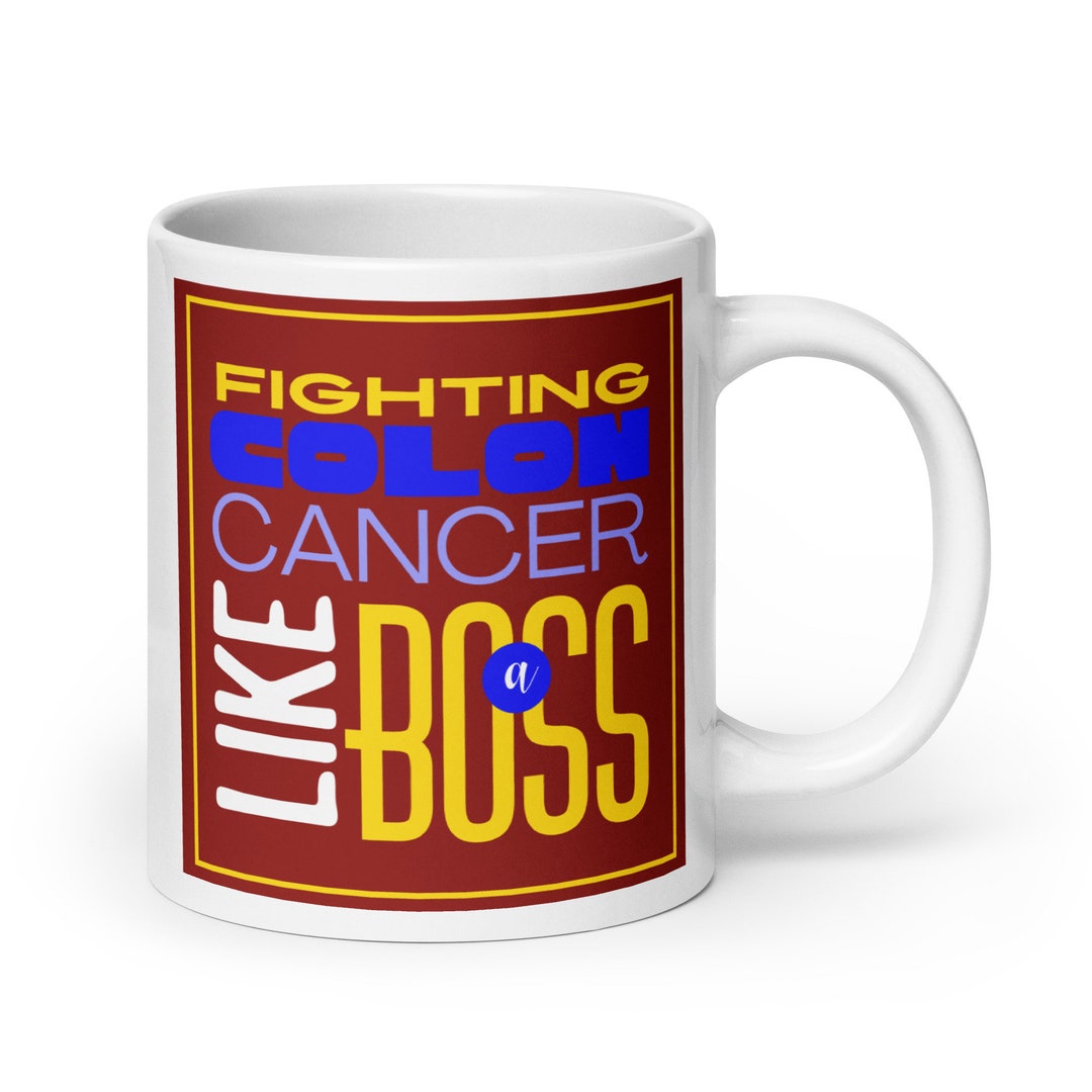 Cancer Mug Gift Idea for Colon Cancer Fighter Coffee Cup With ...