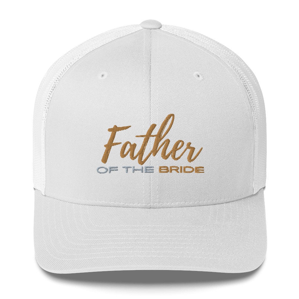 Father of the Bride Cap Trucker Hat Gift Idea for Wedding Party Gift ...
