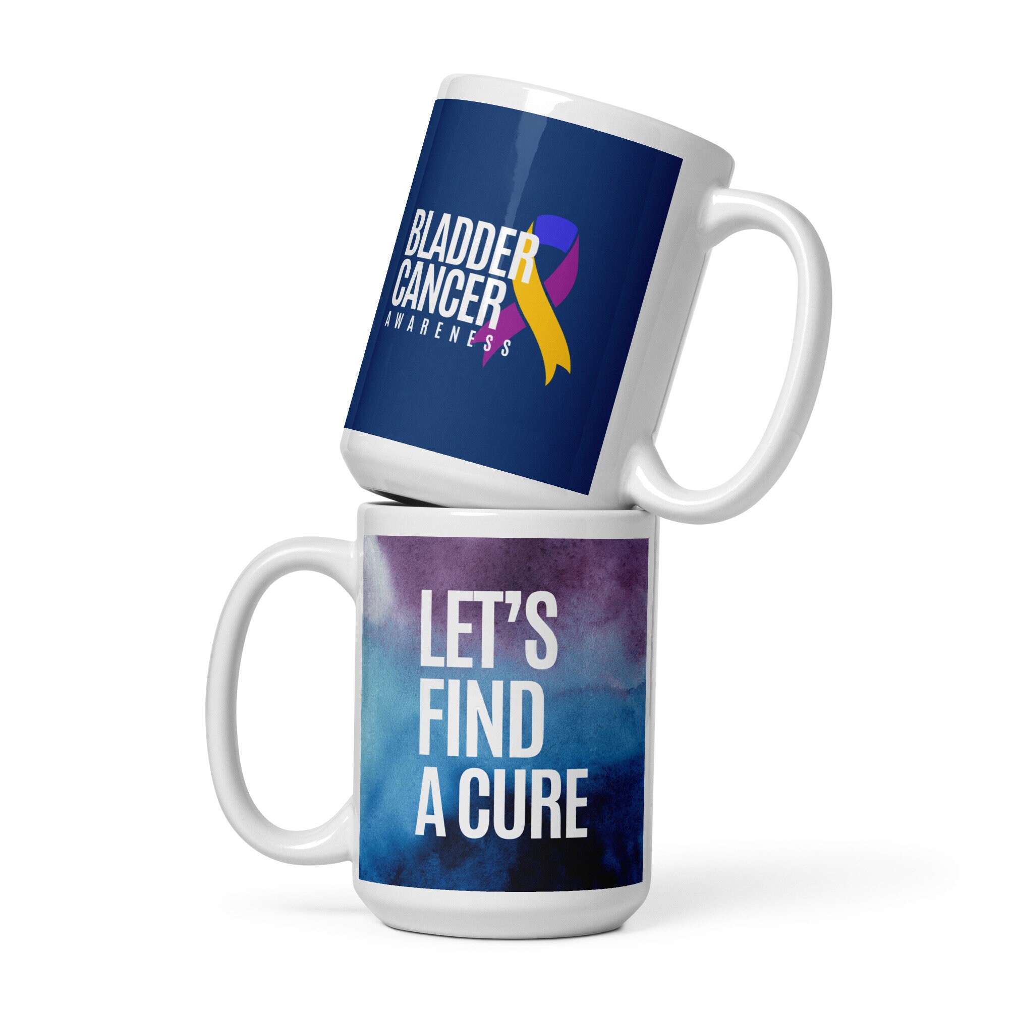 Bladder Cancer Mug Let's Find a Cure Bladder Cancer Awareness Coffee ...