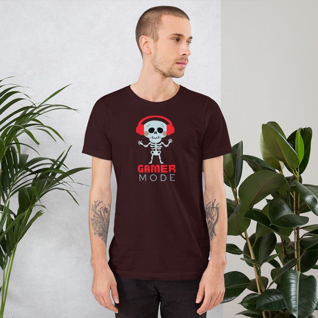 Gamer Tee Gamer Mode Unisex T-shirt for Videogame Lovers Gift Shirt ...