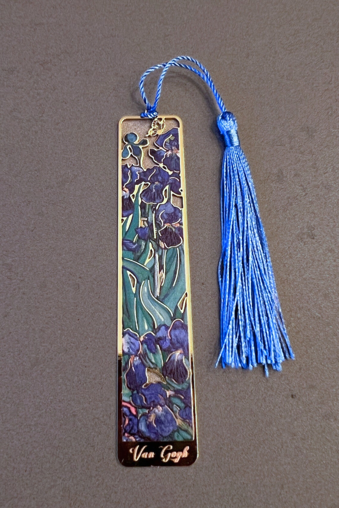 Metal Bookmark With Flower Bookmark Gift for Best Friend Art Bookmark ...