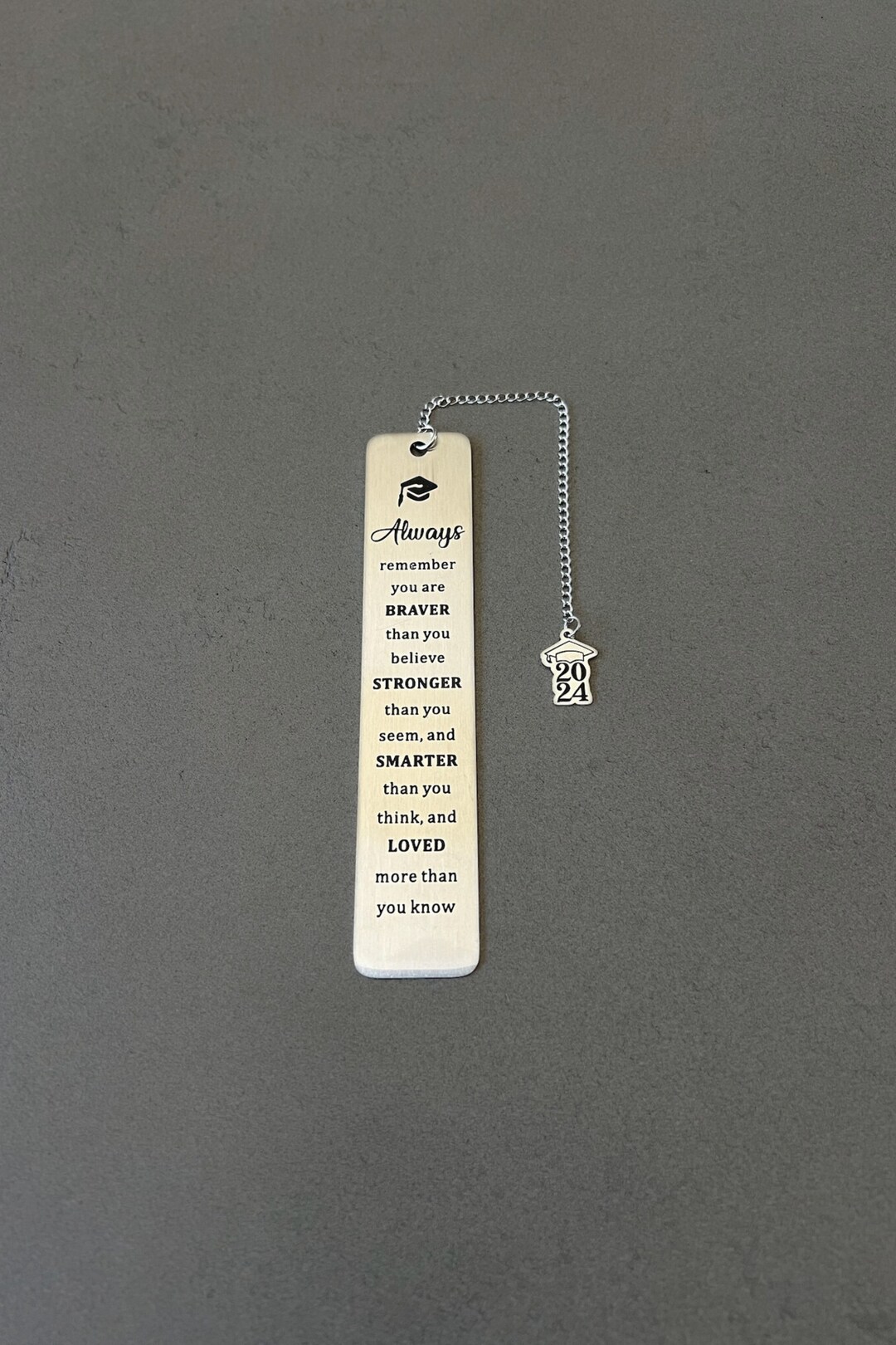 Graduation Bookmark Metal Bookmark Gift for Class of 2024 Bookmark ...