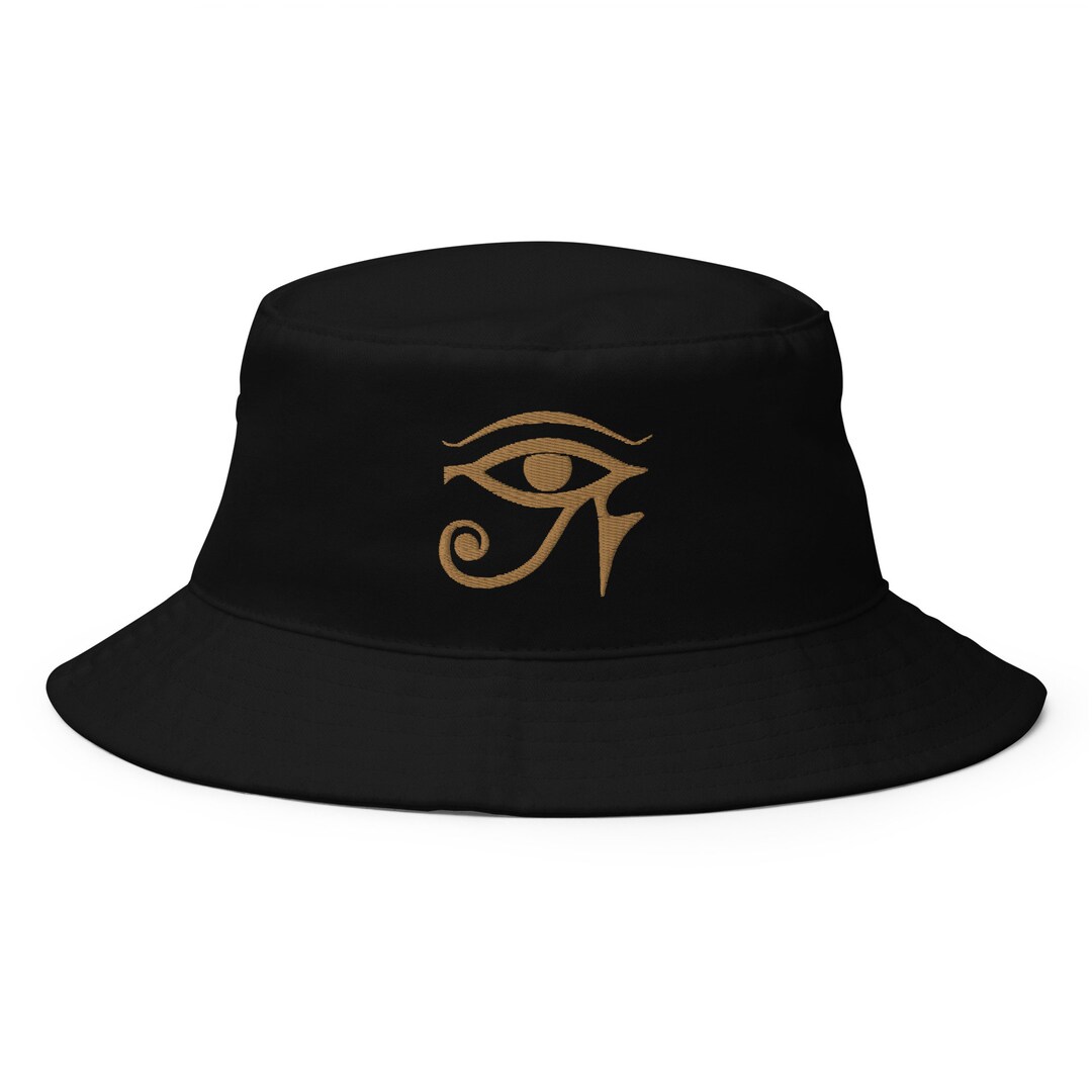Horus Eye Bucket Hat the Eye of Osiris Hat Trendy Bucket Hat All Seeing ...