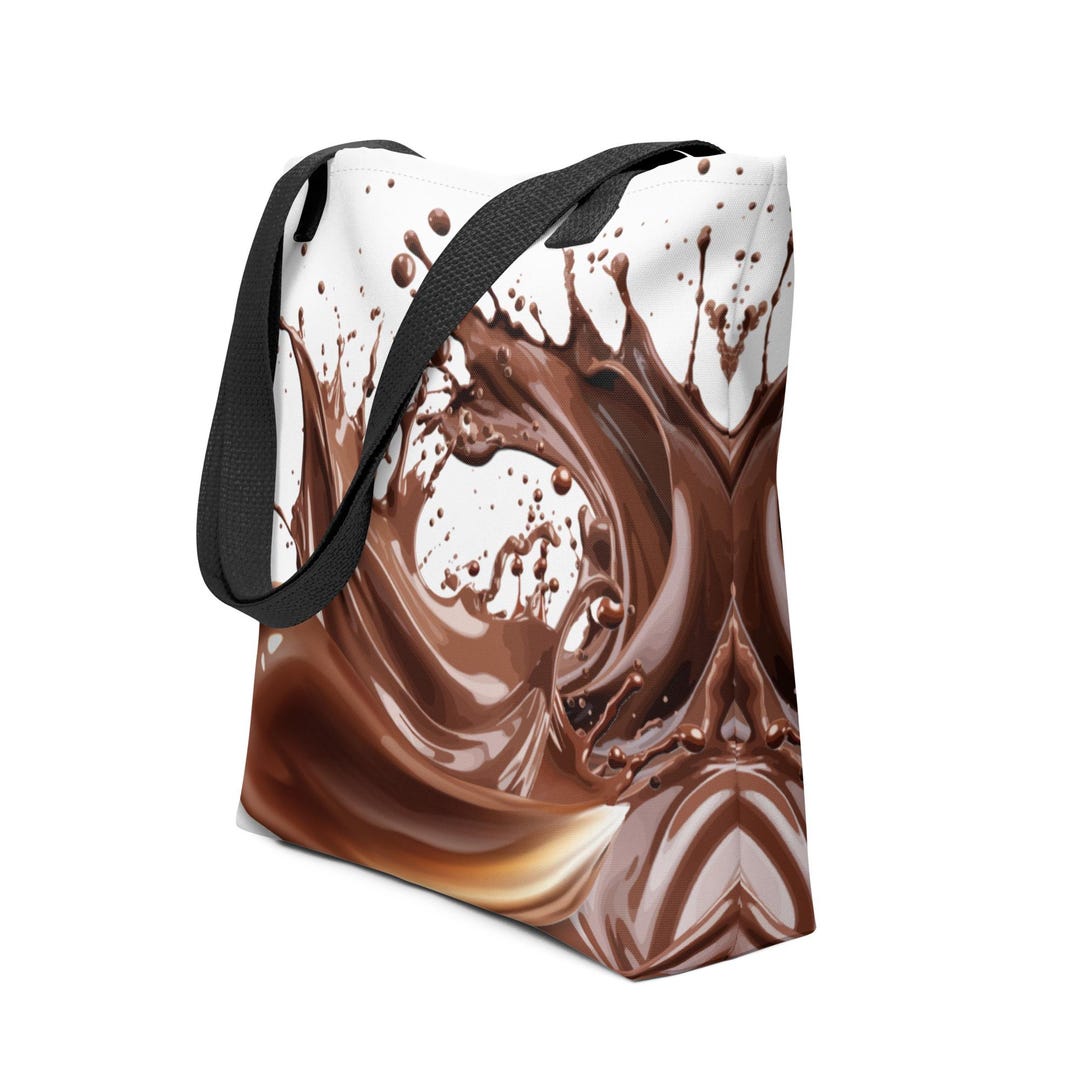 Chocolate Tote Bag, Chocolate Lover Gift, Gift for Baker, Sweet Dessert ...