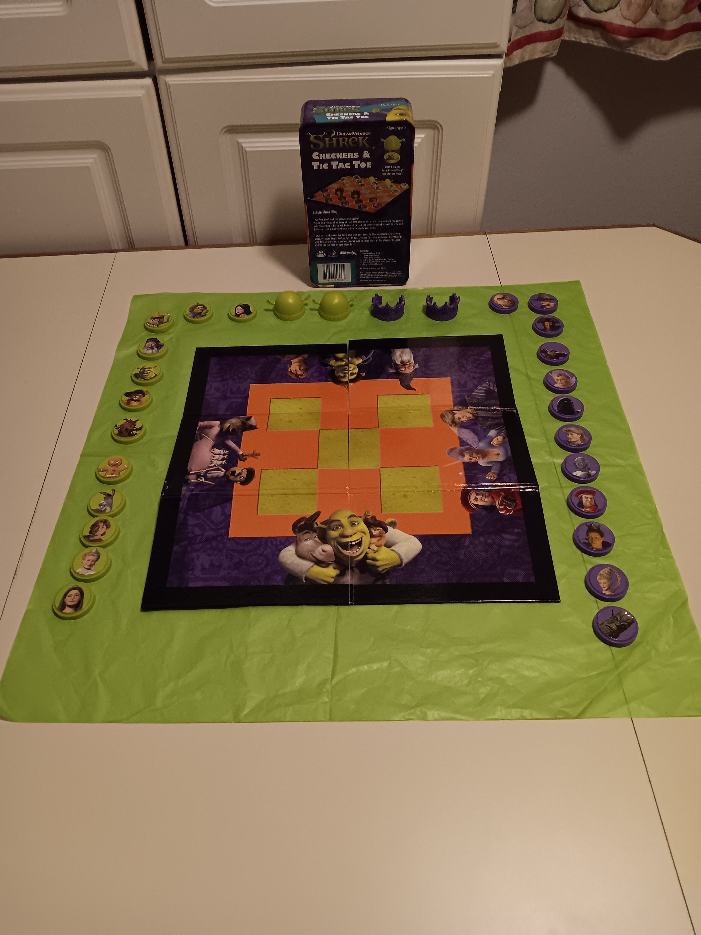 Shrek/checkers/boardgames/princess Fiona/pre-owned/rare Collectable/no ...