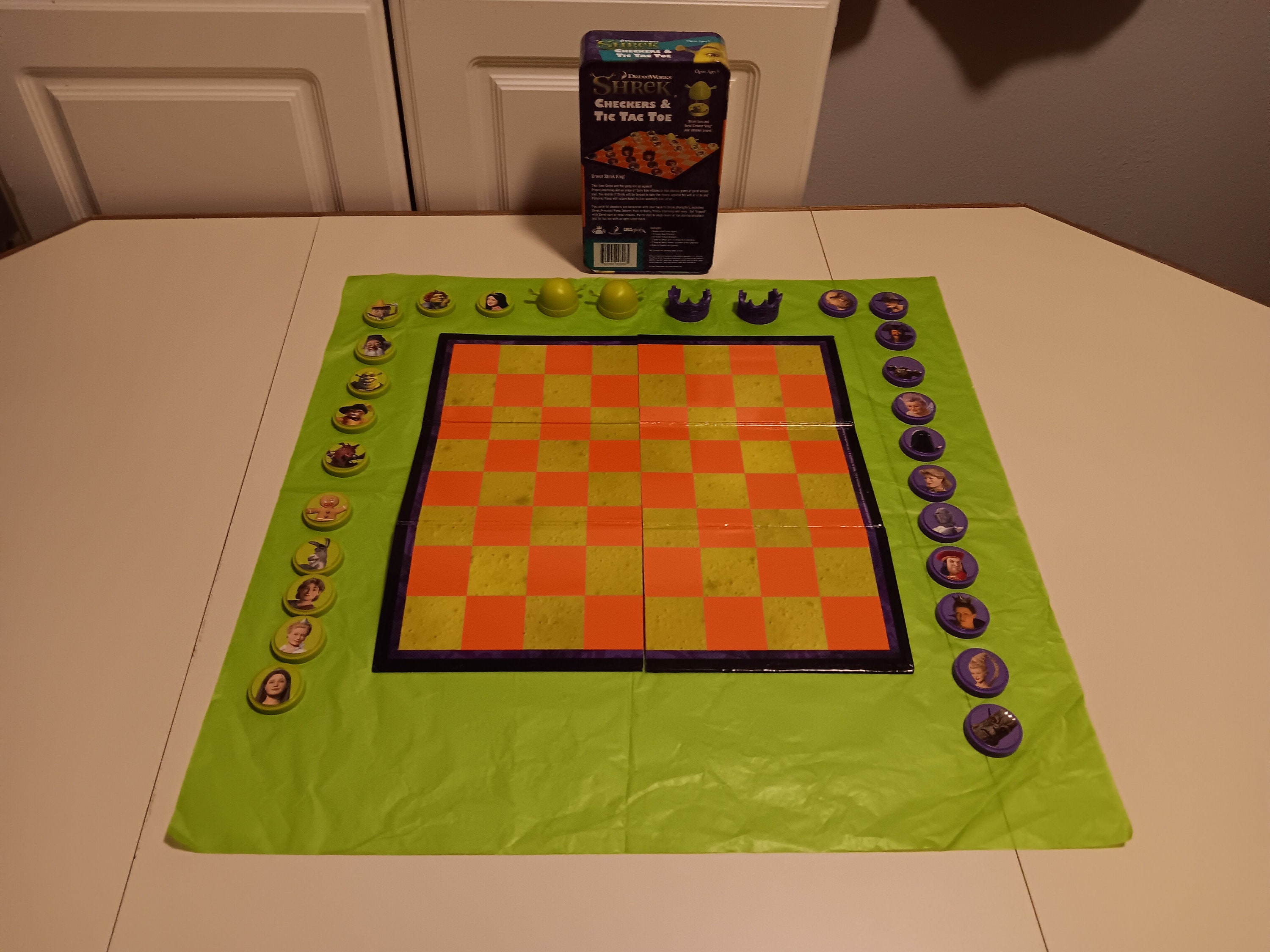 Shrek/checkers/boardgames/princess Fiona/pre-owned/rare Collectable/no ...
