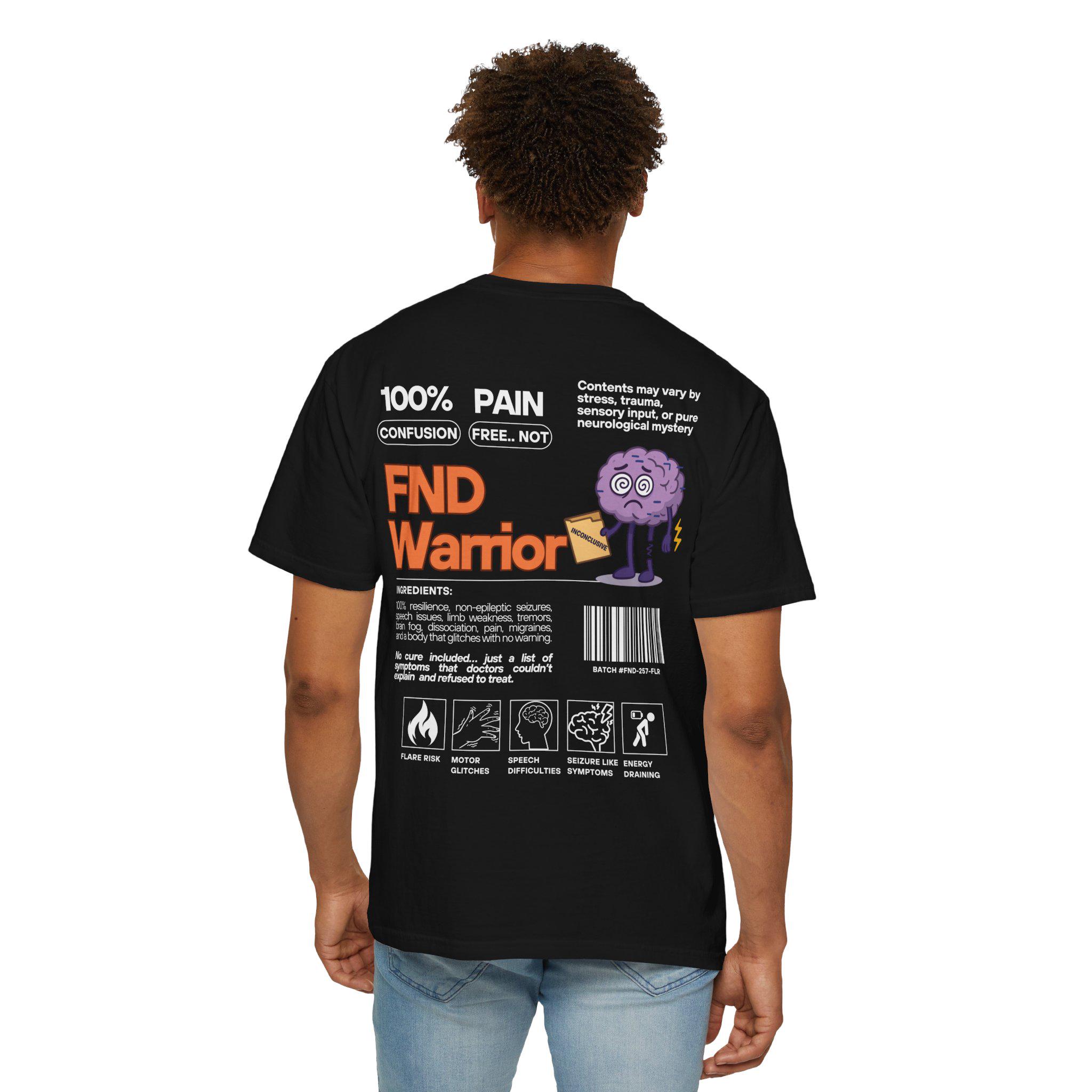 FND Warrior Shirt, Functional Neurological Disorder Awareness Tee ...