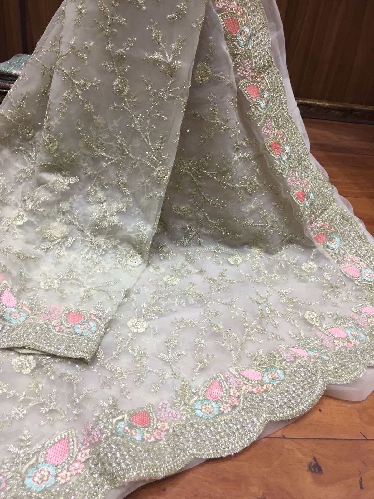 Exclusive Party Wear All Over Fancy Work Gorgeous Saree. - Etsy