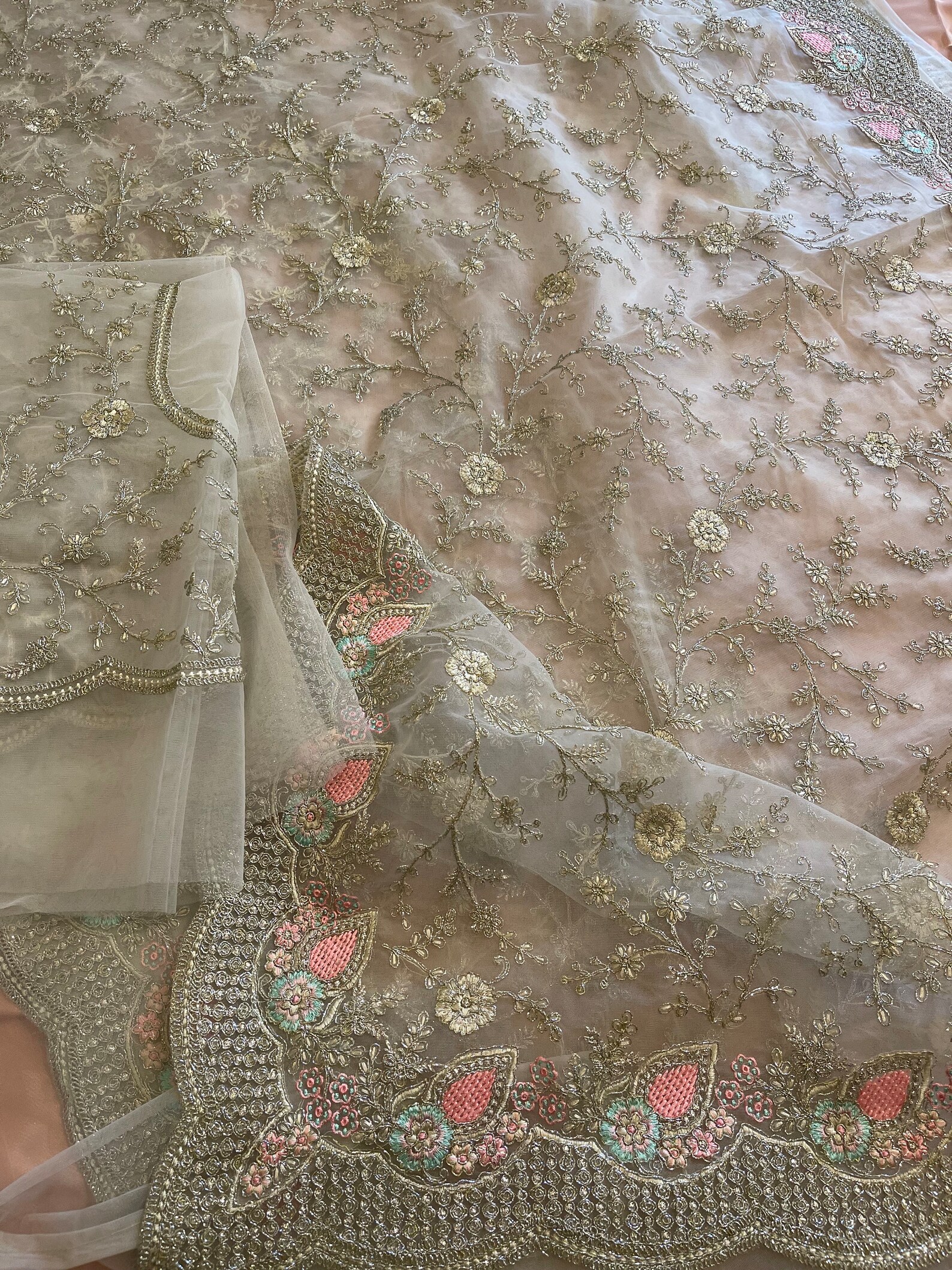 Exclusive Party Wear All Over Fancy Work Gorgeous Saree. - Etsy