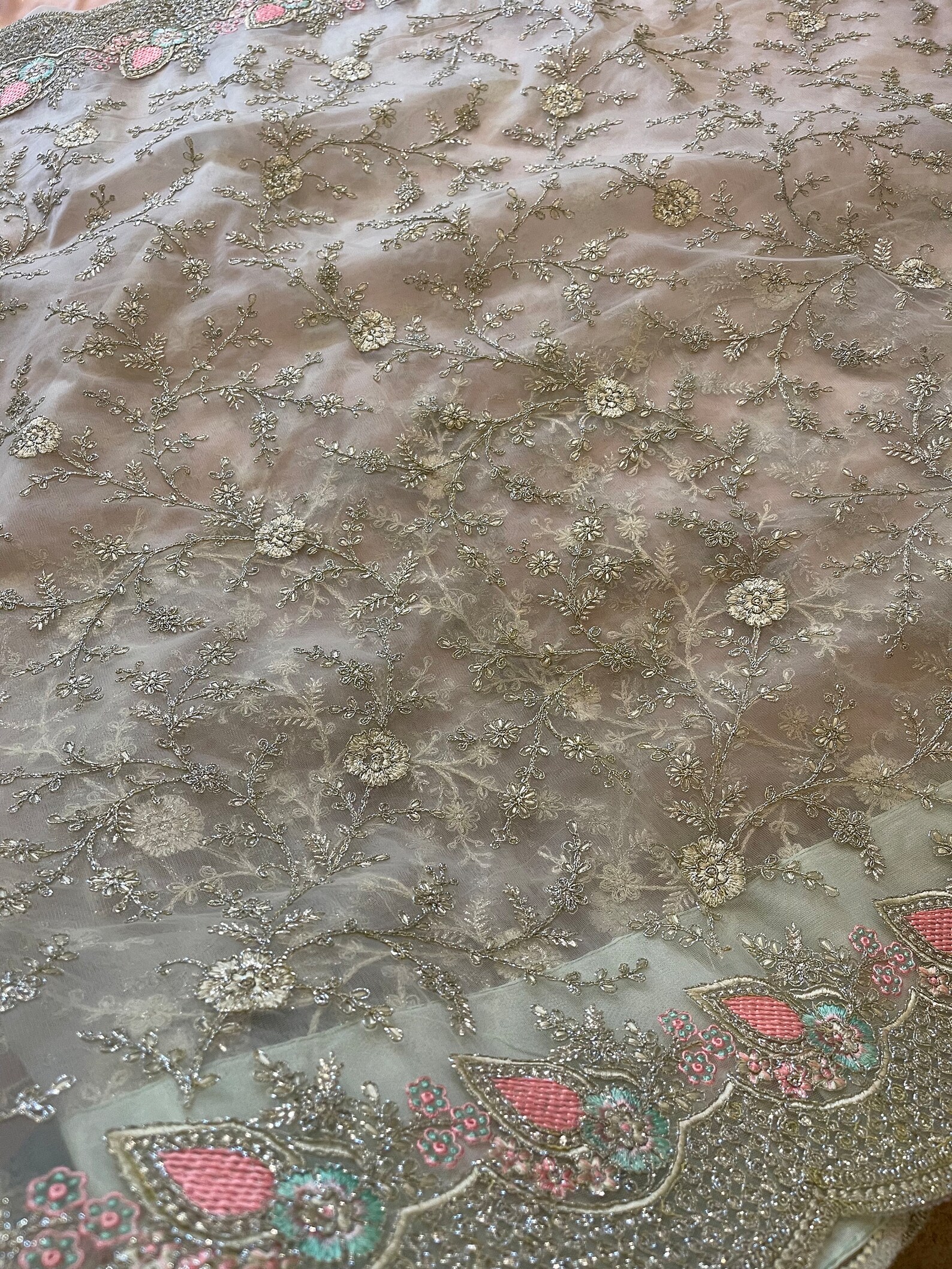 Exclusive Party Wear All Over Fancy Work Gorgeous Saree. - Etsy