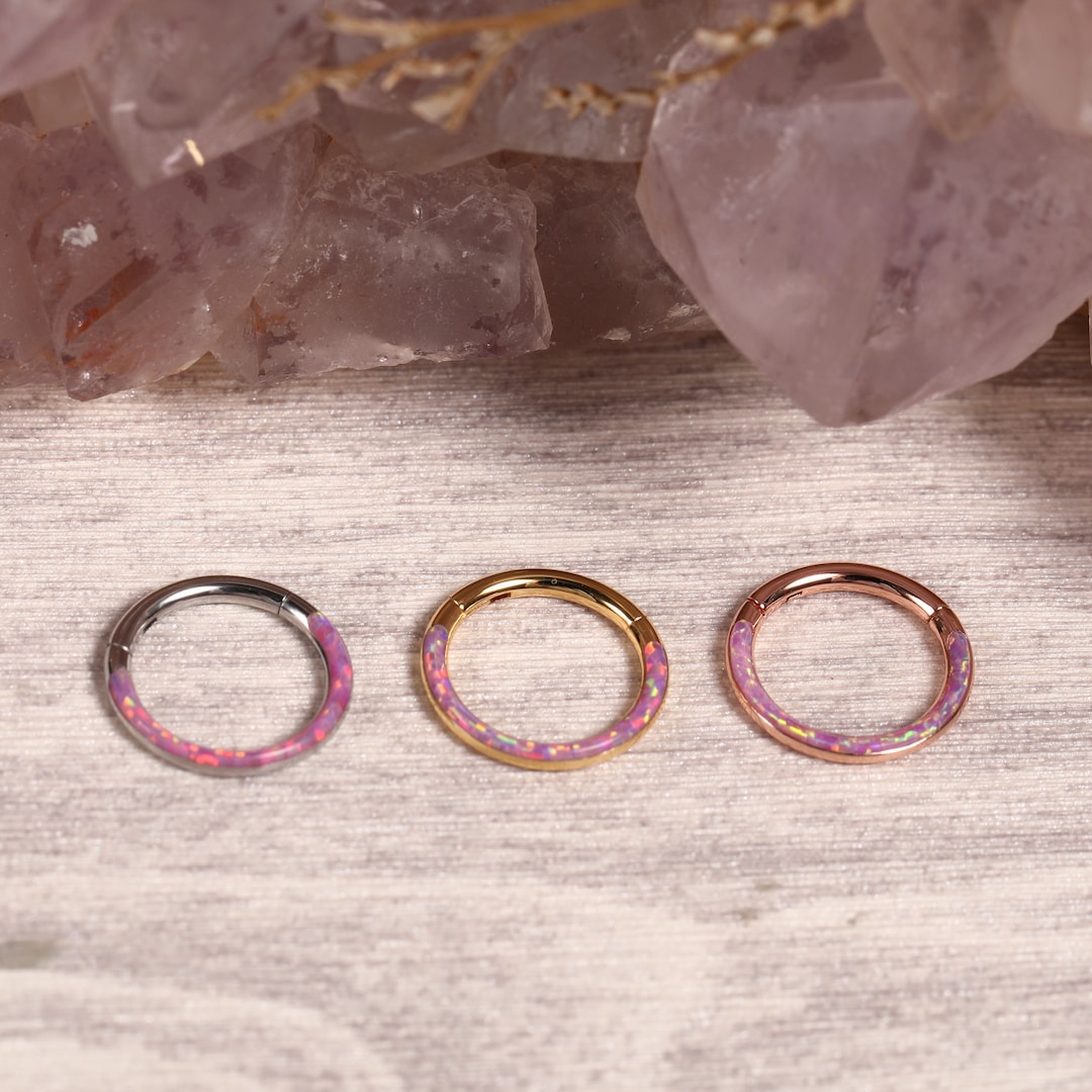 Septum Ring Nose Ring Hoop Piercing Jewelry Conch Daith Tragus Hoop ...