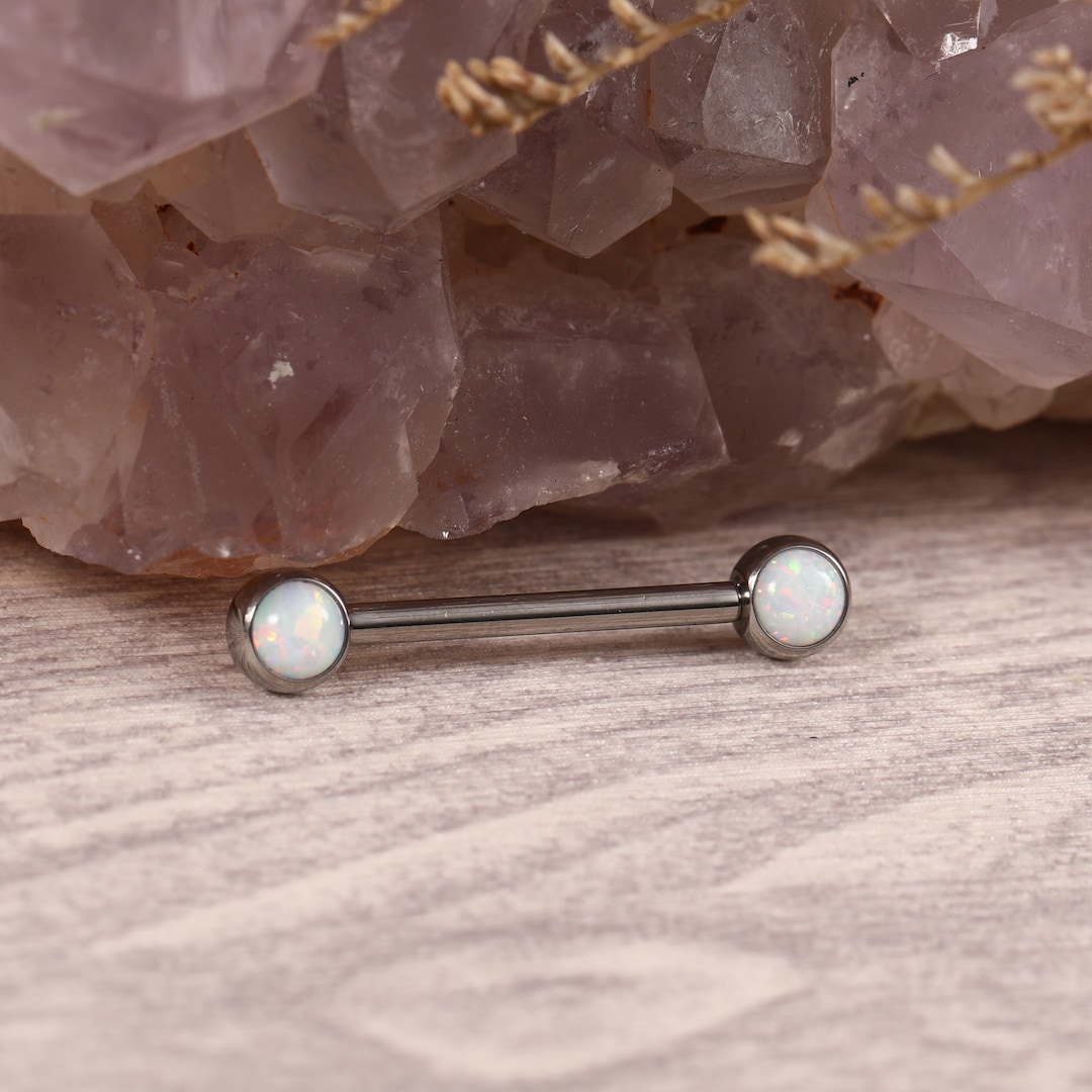 Nipple Jewelry 14 Gauge Nipple Rings 16mm G23 Titanium Nipple Barbells ...