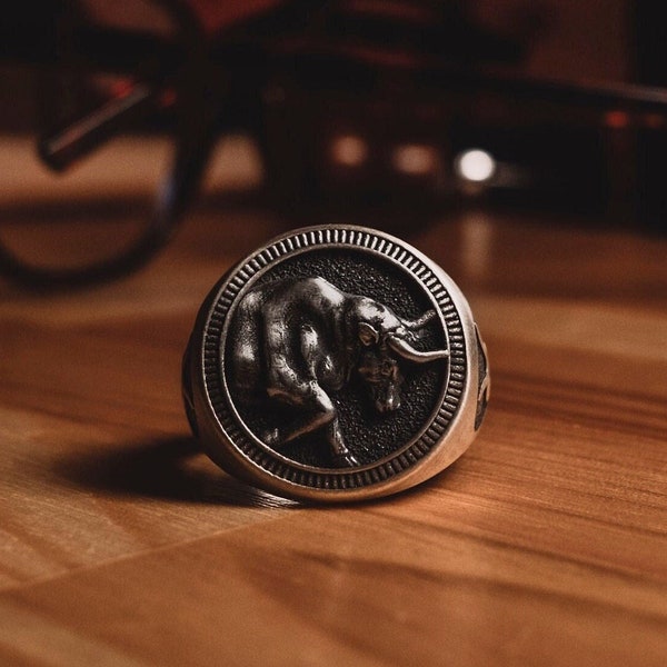 Taurus Ring - Etsy