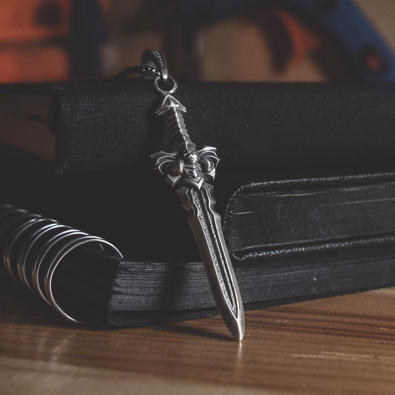 Mens Sword Necklace Pendant - Etsy