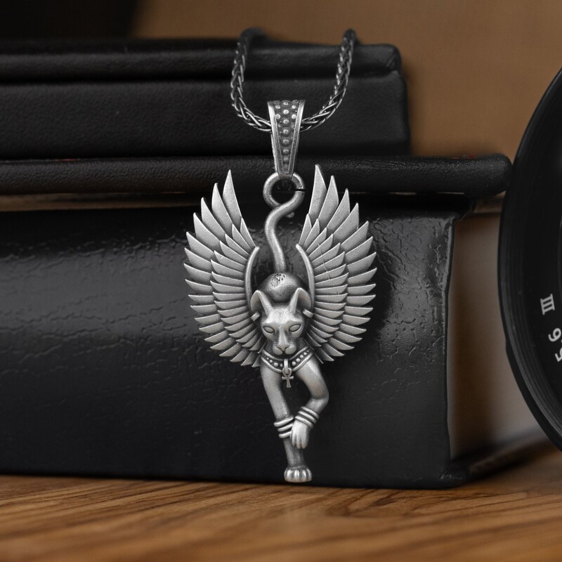 Winged Cat - Etsy