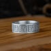 Aztec and Mayan Hieroglyphics Silver Band Ring, Ancient Unique Mens ...