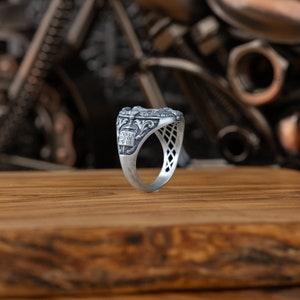 St Paul Apostle Sword Handmade Silver Men Ring With Bible Symbol ...