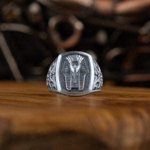 Ancient Egypt Pharaoh King Tutankhamun Signet Ring, Egyptian Mythology ...