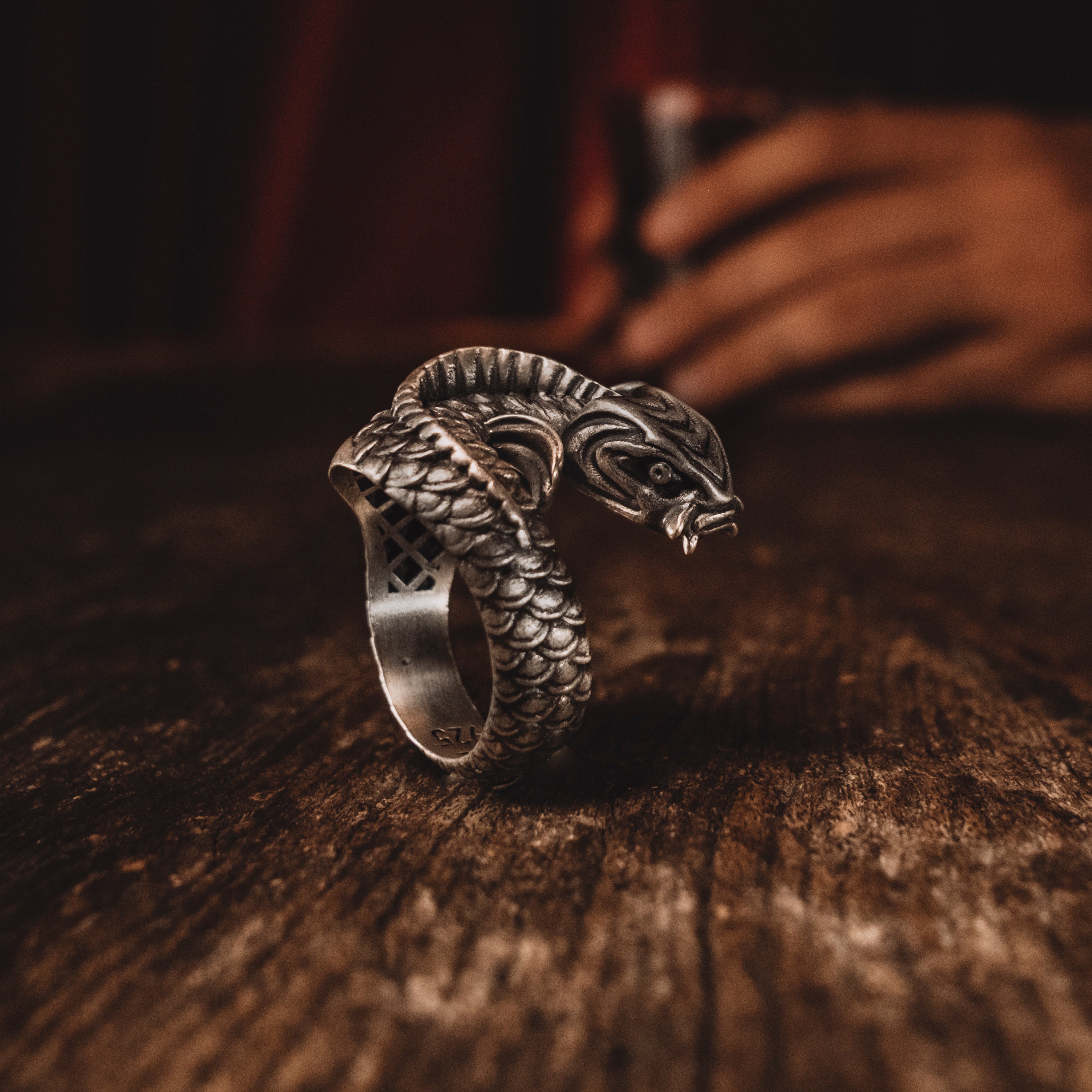 Japanese Koi Fish Cool Silver Ring, Carp Ring for Boyfriend, Sea Animal ...