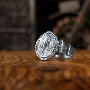 Elephant Handmade Men Signet Ring Made of Sterling Silver, Unique ...