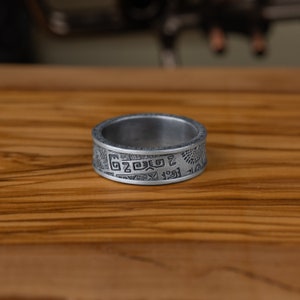 Maori Art Mens Ring in 925 Sterling Silver, New Zealand Native Ring for ...