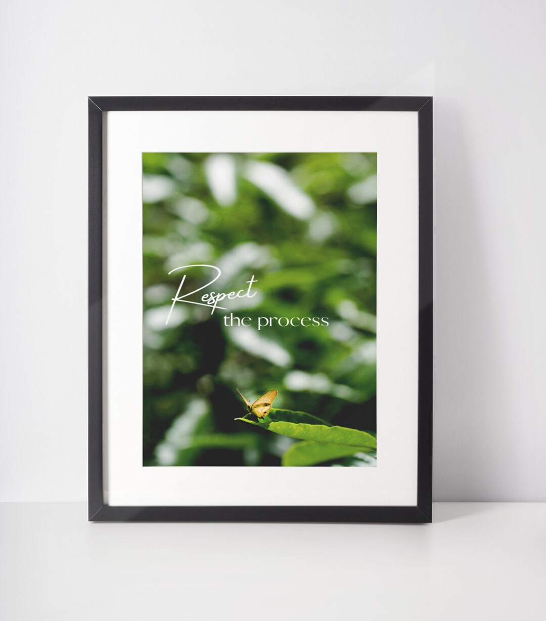 RESPECT THE PROCESS - Quote Art - Digital Art - Healing Art ...