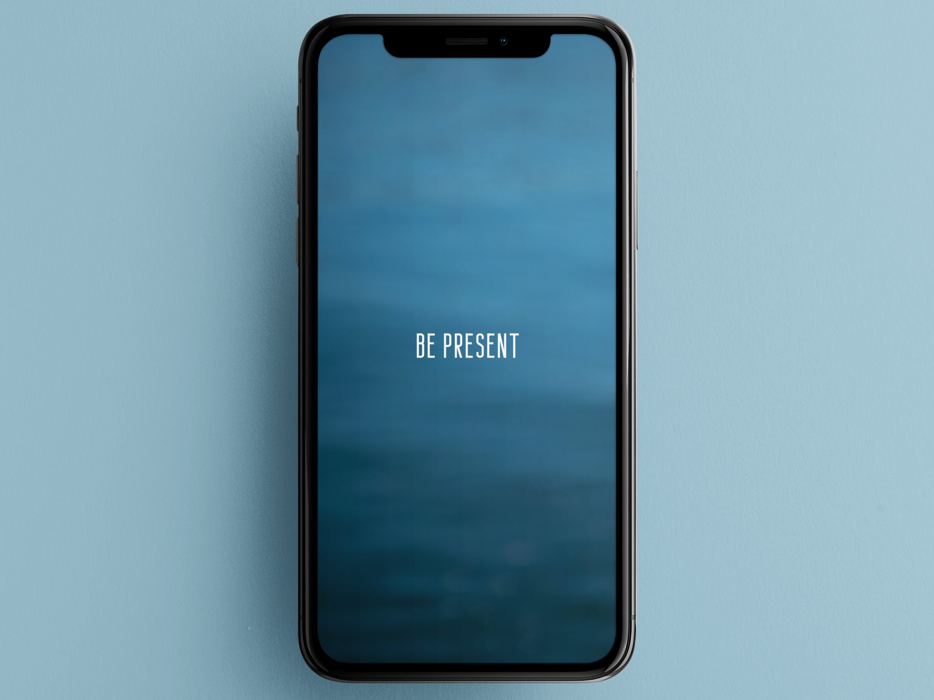 BE PRESENT. Phone Wallpaper. Digital Download. iPhone Wallpaper. Daily ...