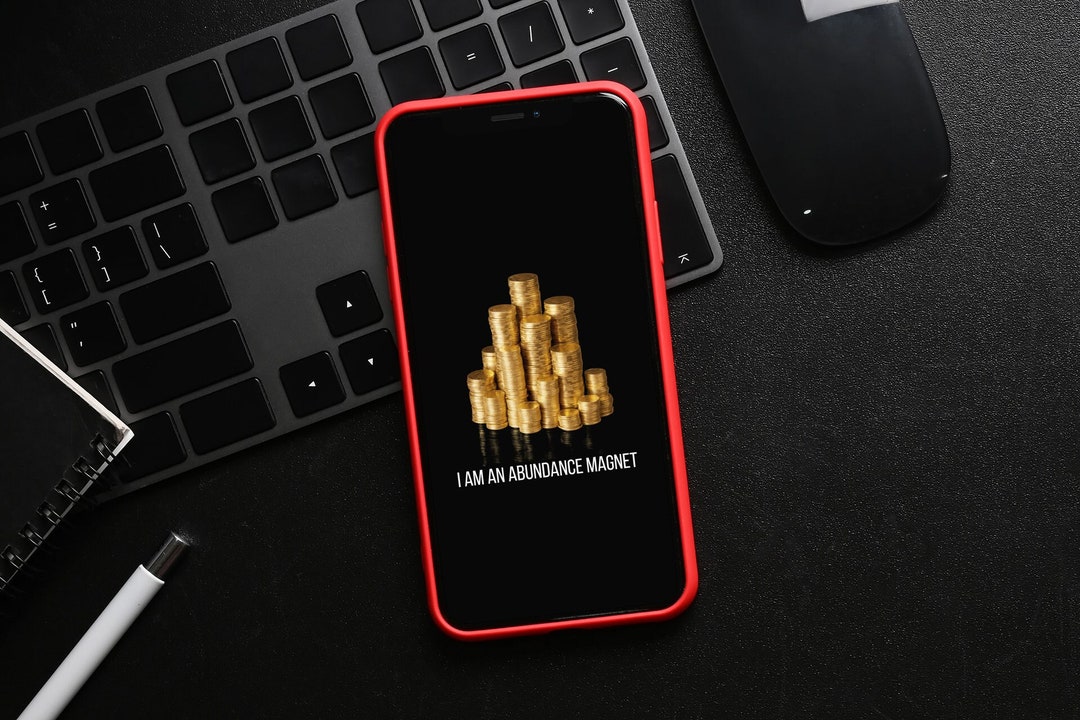 ABUNDANCE MAGNET - Phone Wallpaper - Abundance Affirmation - Law of ...