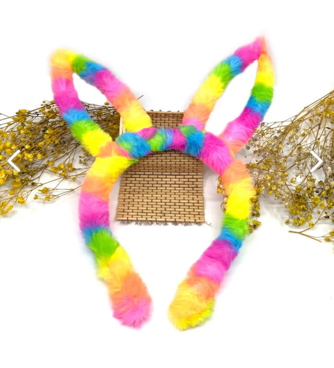 Rabbit Ear Crown, Rainbow Rabbit Ear, Easter Crown for Kids, Party ...