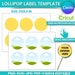 Editable Lollipop Label Template, Lollipop Label Template SVG ...
