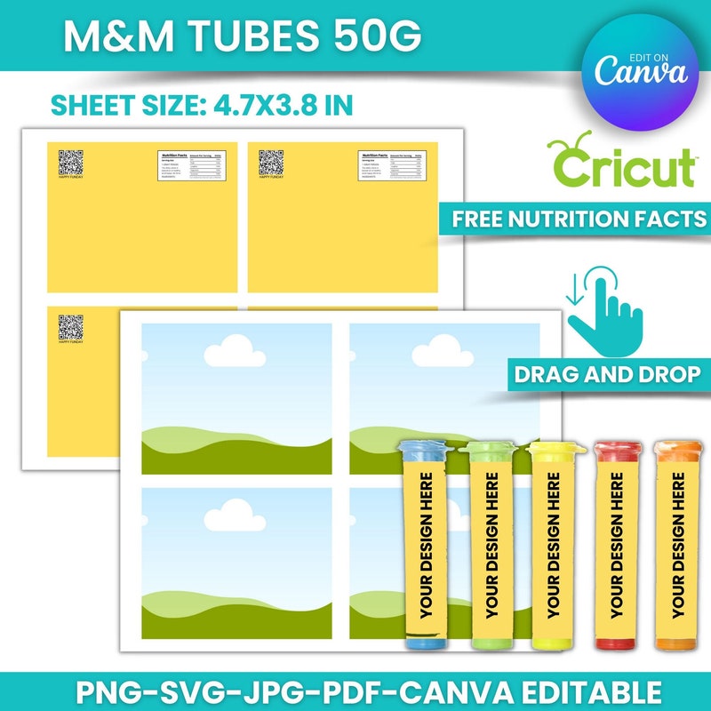 M and M Wrappers - Etsy